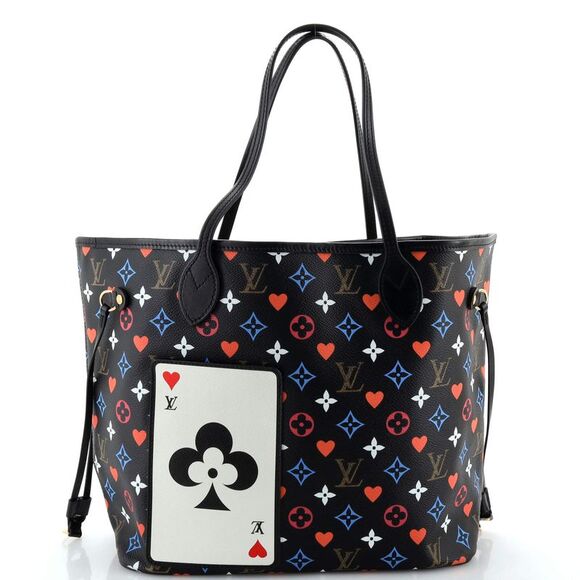 Louis Vuitton | Bags | Louis Vuitton Neverfull Nm Tote Limited Edition Game On Multicolor ...
